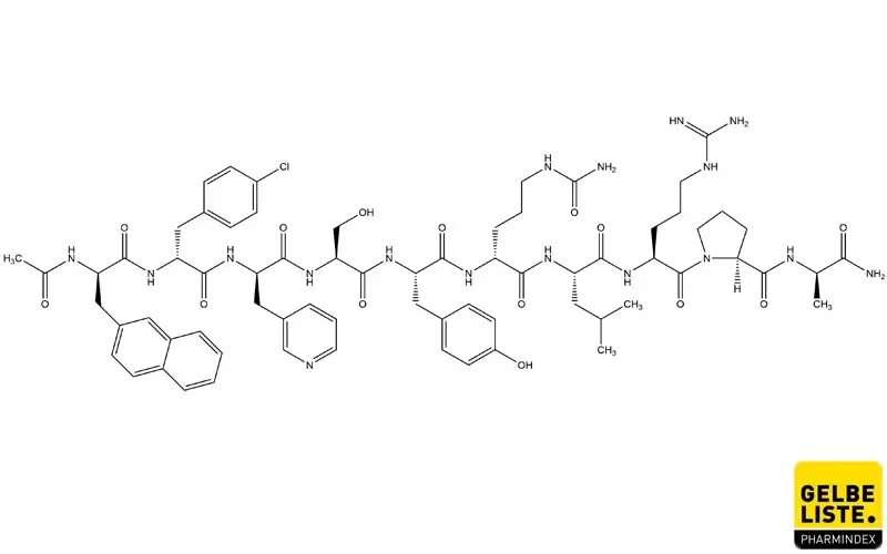 Cetrorelix - Anwendung, Wirkung, Nebenwirkungen | Gelbe Liste