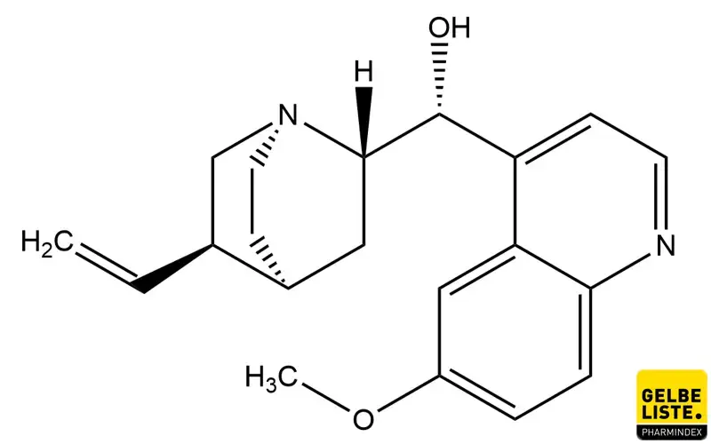 Chinin - Anwendung, Wirkung, Nebenwirkungen | Gelbe Liste