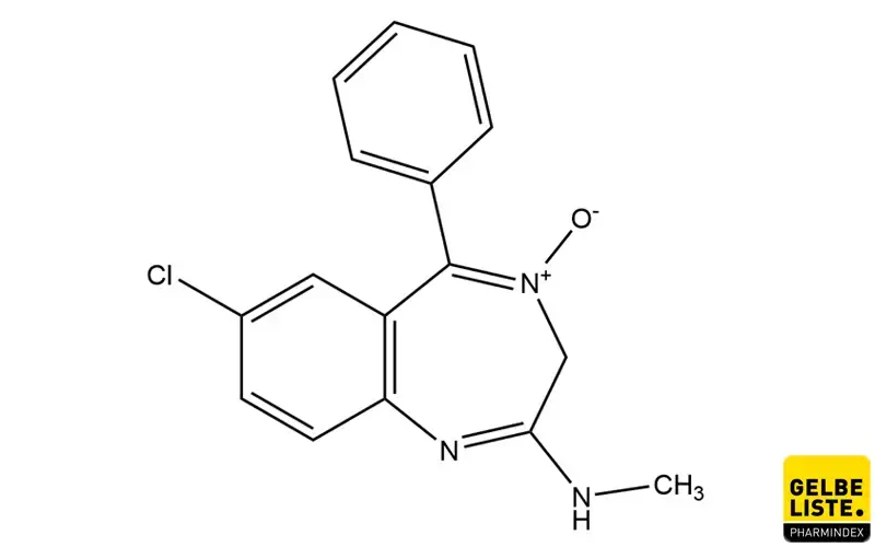 Chlordiazepoxid - Anwendung, Wirkung, Nebenwirkungen | Gelbe Liste