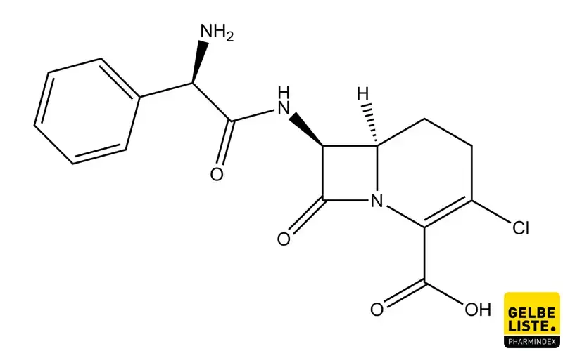 Loracarbef - Anwendung, Wirkung, Nebenwirkungen | Gelbe Liste