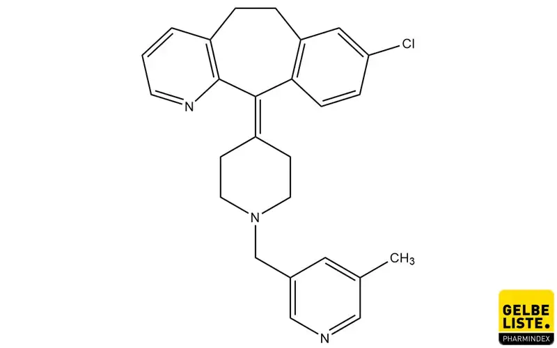 Rupatadin - Anwendung, Wirkung, Nebenwirkungen | Gelbe Liste