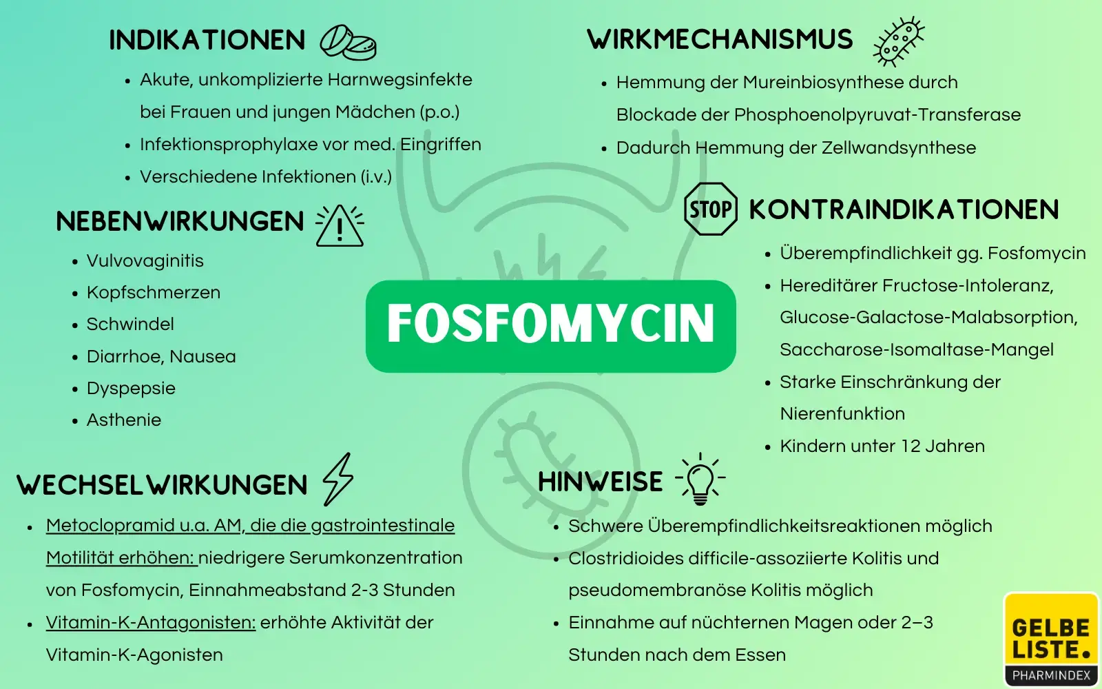 Fosfomycin Kompakt | Gelbe Liste